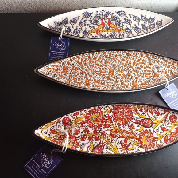 Nakkas Cini | Art | Nwt Nakkas Cini Turkey Handpainted Ceramic 4x2 ...